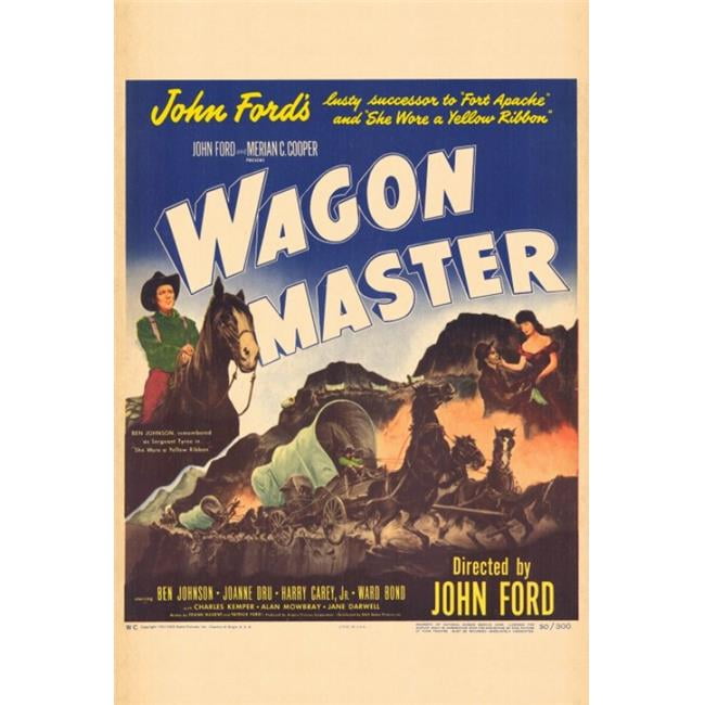 Pop Culture Graphics MOVEH6739 Wagon Master Movie Poster Print, 27 x 40 ...
