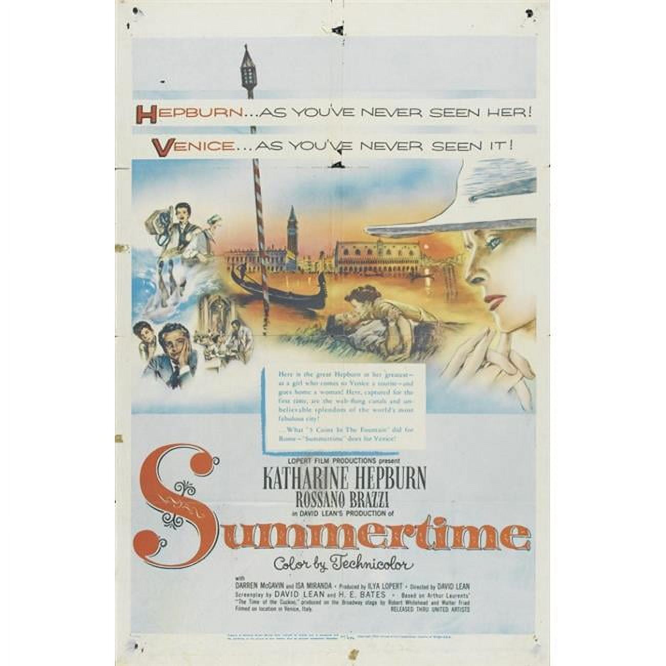 Pop Culture Graphics MOVEI9260 Summertime Movie Poster Print, 27 x 40 ...