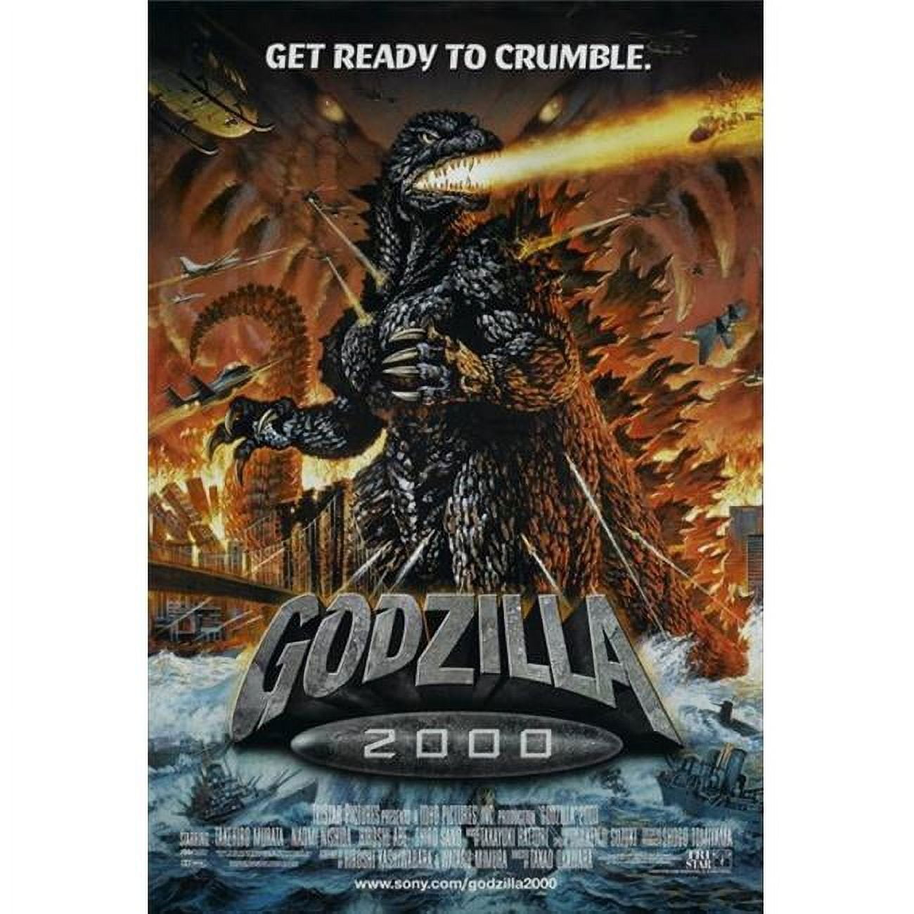 Pop Culture Graphics MOVEJ8485 Godzilla Millenium Movie Poster Print ...