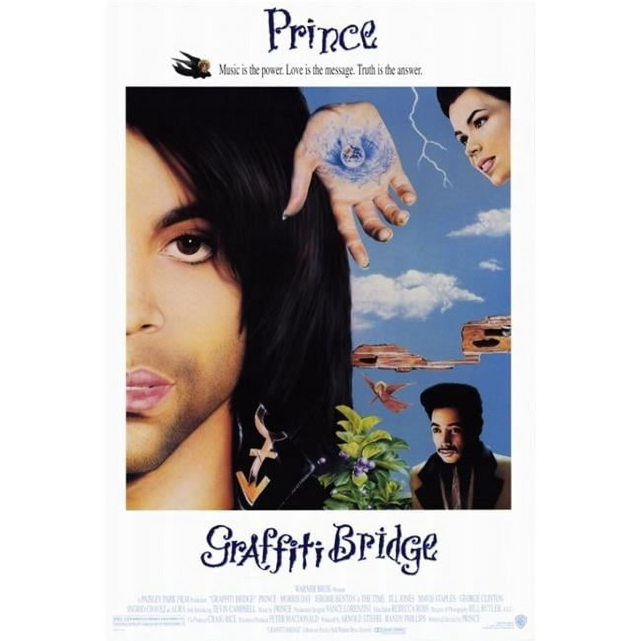 Pop Culture Graphics MOVGE1213 Graffiti Bridge Movie Poster, 11 x 17 ...