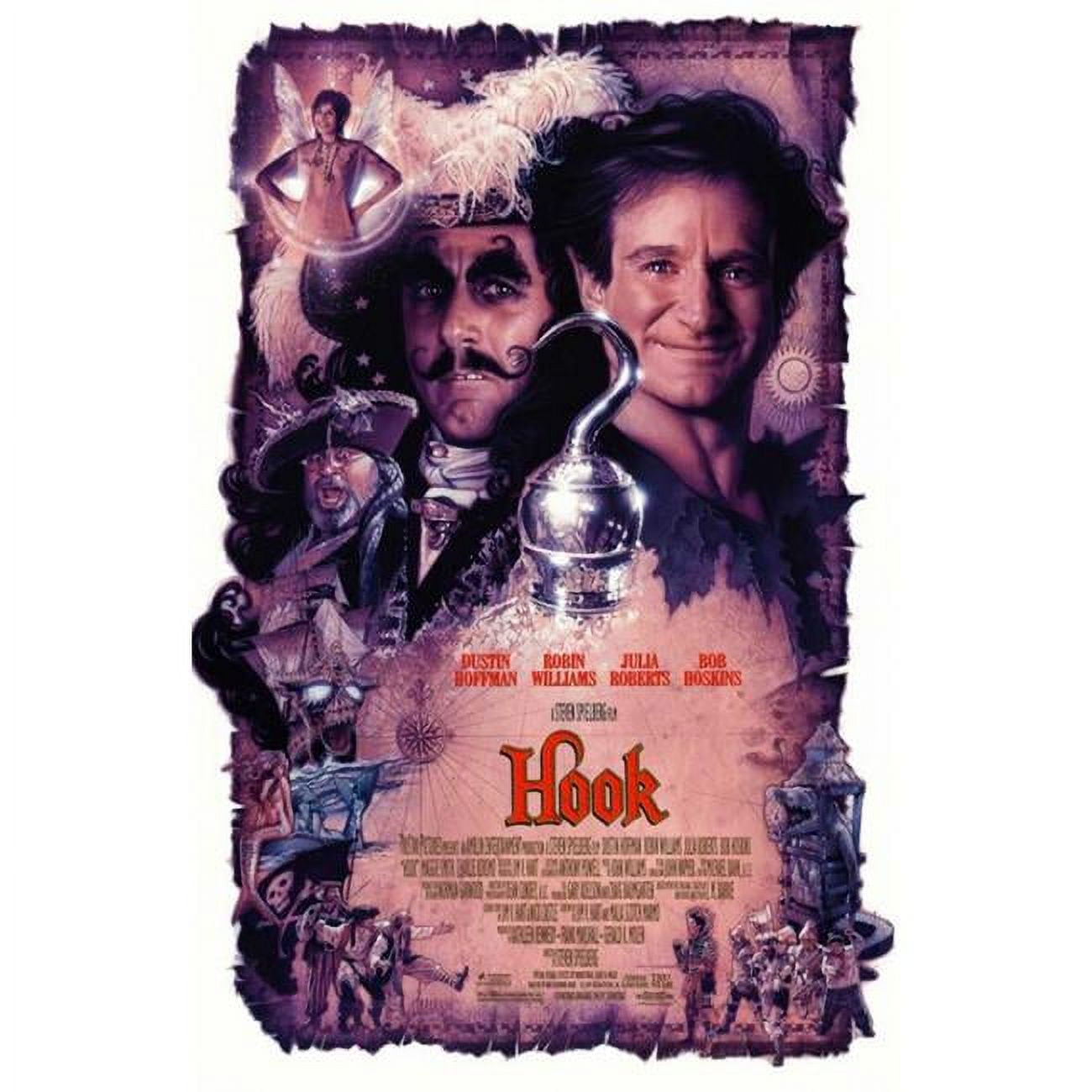 Pop Culture Graphics MOVGF7266 Hook Movie Poster Print, 27 x 40 ...