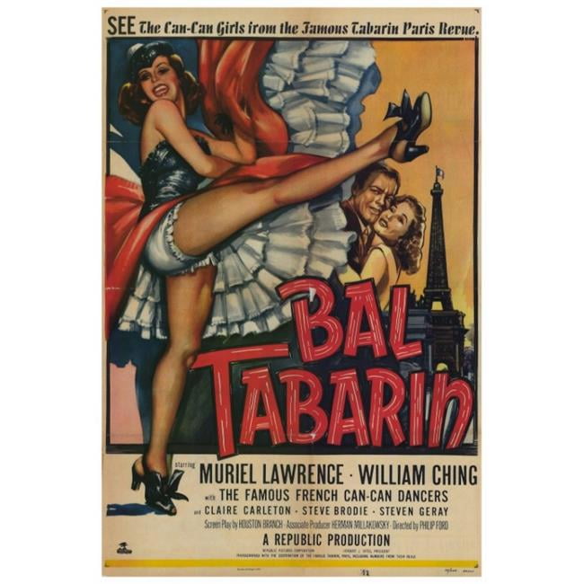 Pop Culture Graphics MOVGF7430 Bal Tabarin Movie Poster Print, 27 x 40 - Walmart.com