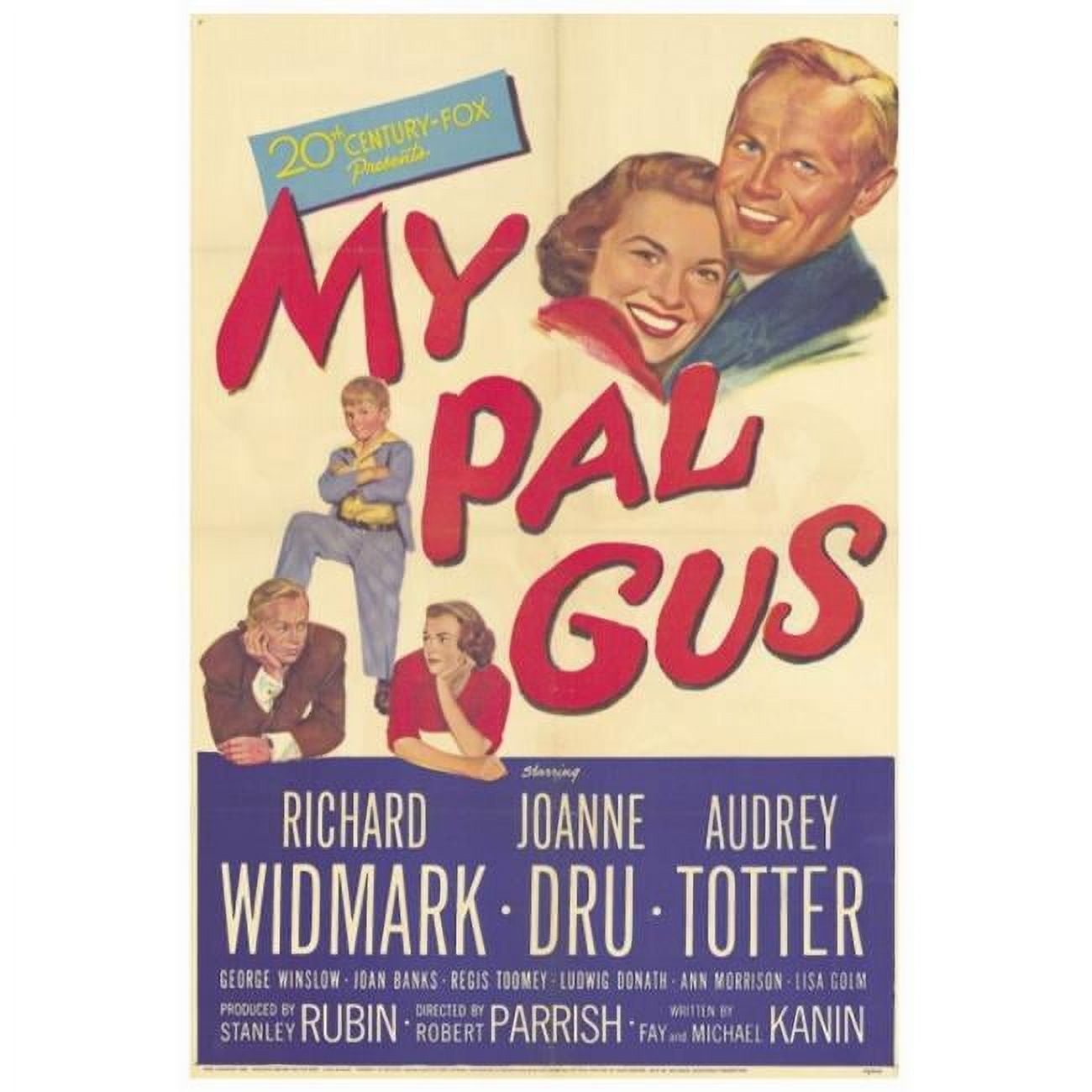 Pop Culture Graphics MOVGF9439 My Pal Gus Movie Poster Print, 27 x 40 ...