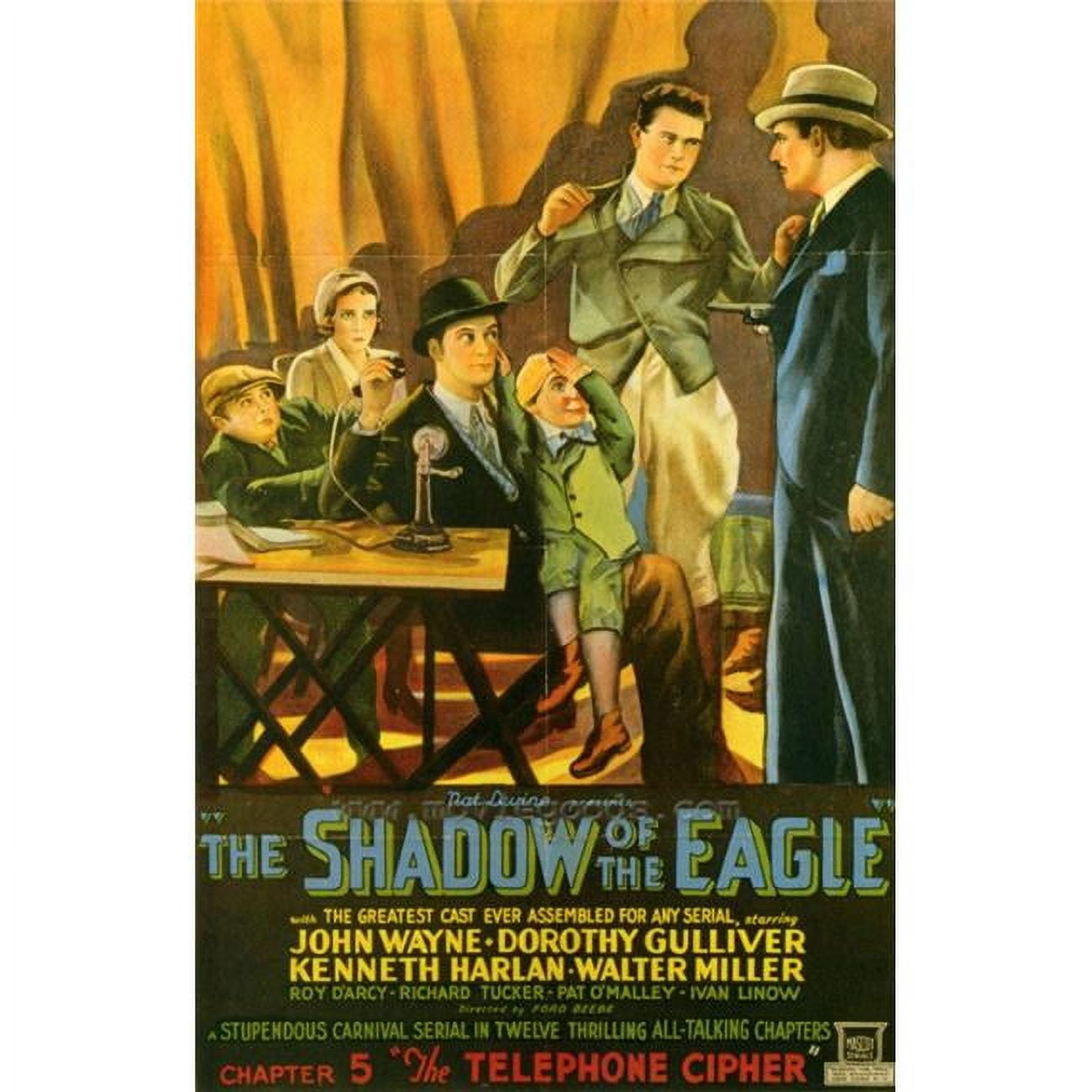 Pop Culture Graphics MOVGH9720 The Shadow of The Eagle Movie Poster ...
