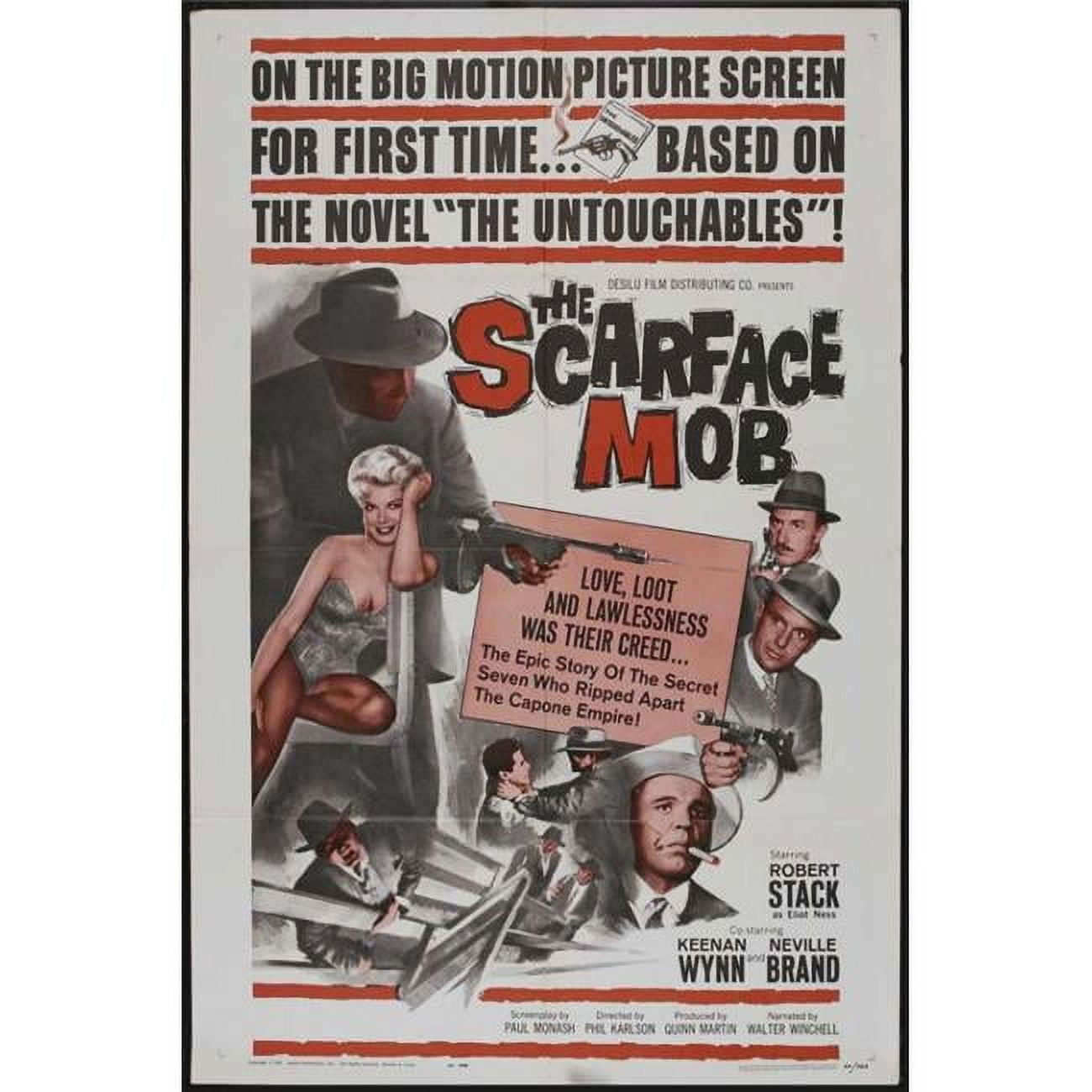Pop Culture Graphics MOVIB20510 Scarface Mob Movie Poster Print, 27 x ...