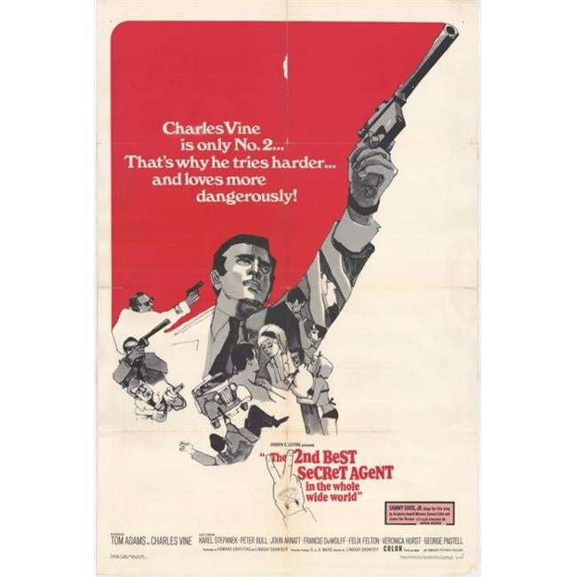 Pop Culture Graphics MOVIE5094 Second Best Secret Agent Movie Poster ...