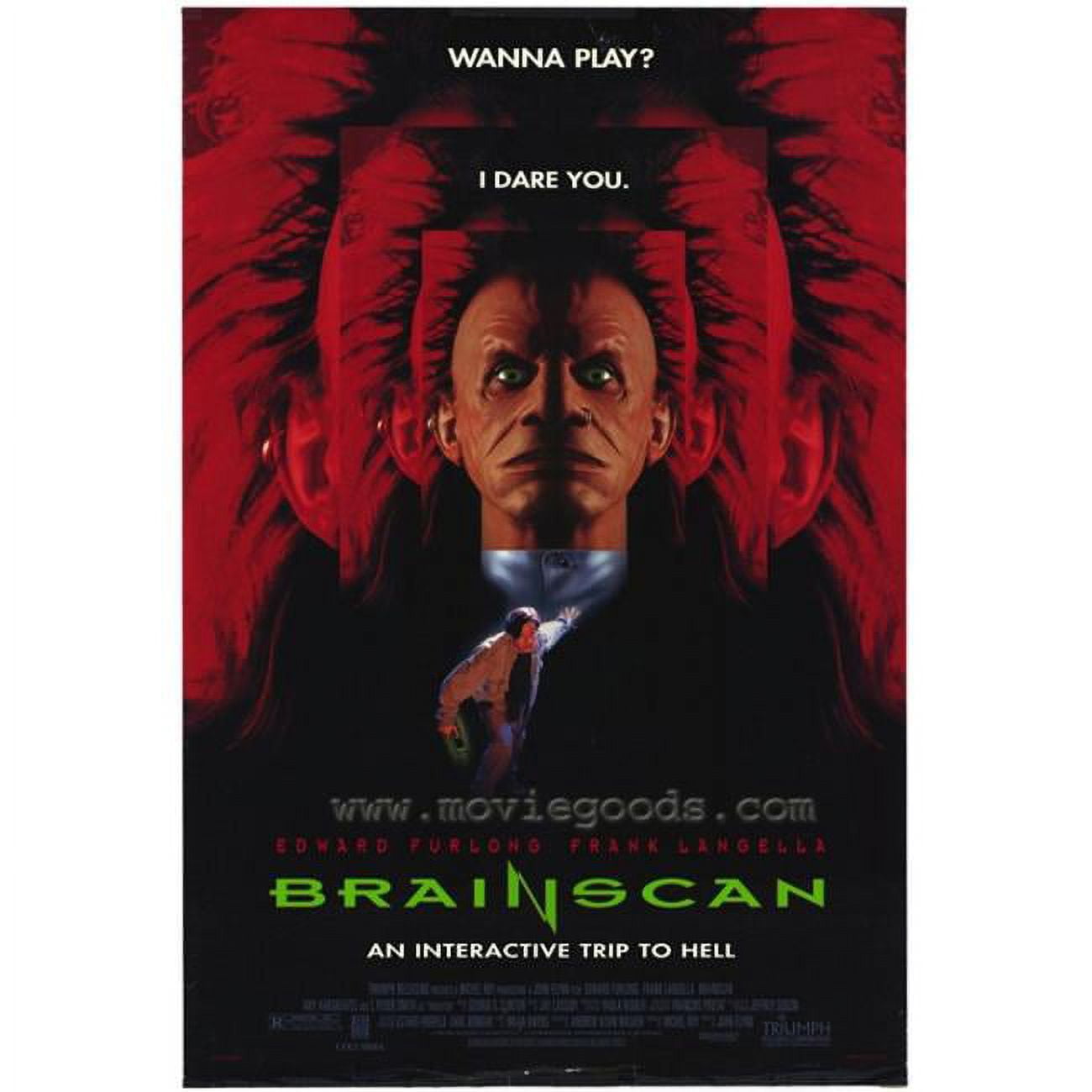 Pop Culture Graphics MOVIE9065 Brainscan Movie Poster, 11 x 17 ...
