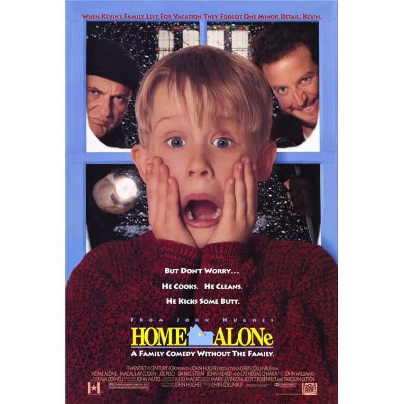 Pop Culture Graphics MOVIF0387 Home Alone Movie Poster Print, 27 x 40 ...