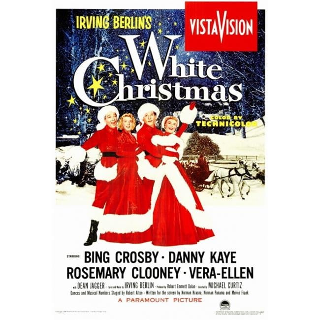 Pop Culture Graphics MOVIF1184 White Christmas Movie Poster Print, 27 x ...