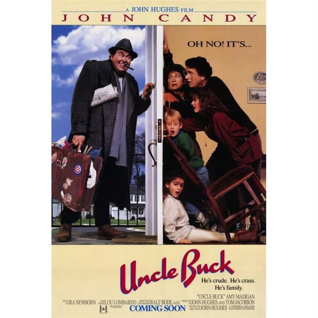 Pop Culture Graphics MOVIF1266 Uncle Buck Movie Poster Print, 27 x 40 ...