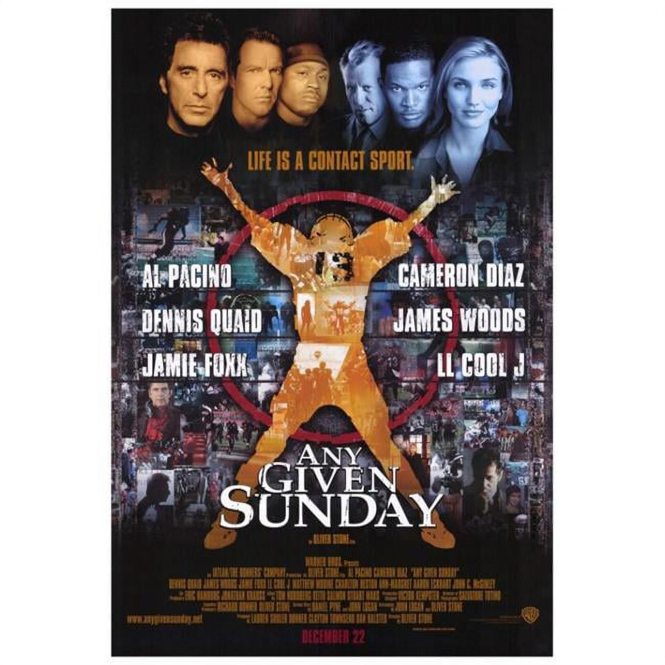 Pop Culture Graphics MOVIF6375 Any Given Sunday Movie Poster Print, 27 ...
