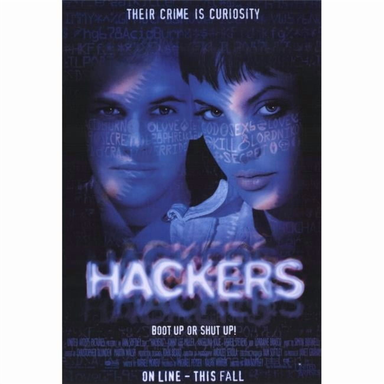 Pop Culture Graphics MOVIF6408 Hackers Movie Poster Print, 27 x 40 ...