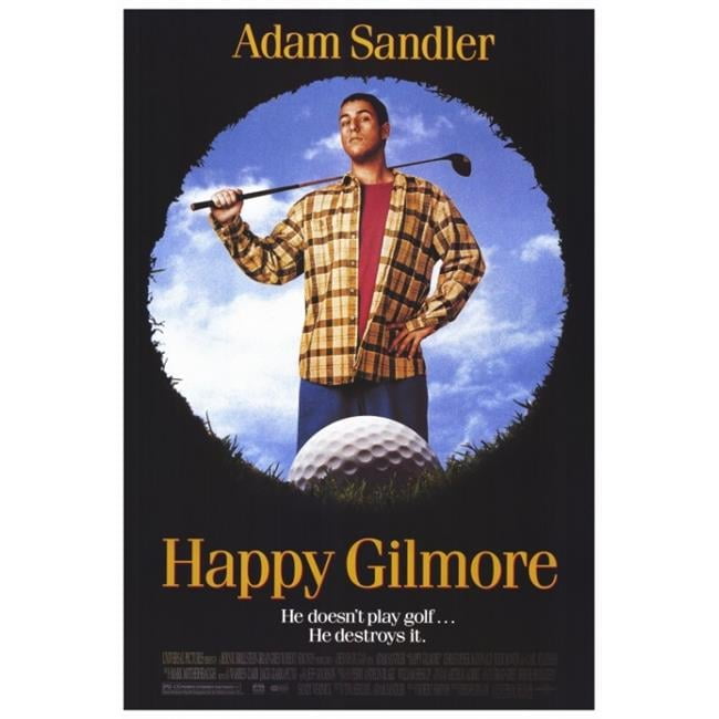 Pop Culture Graphics MOVIF9310 Happy Gilmore Movie Poster Print, 27 x ...