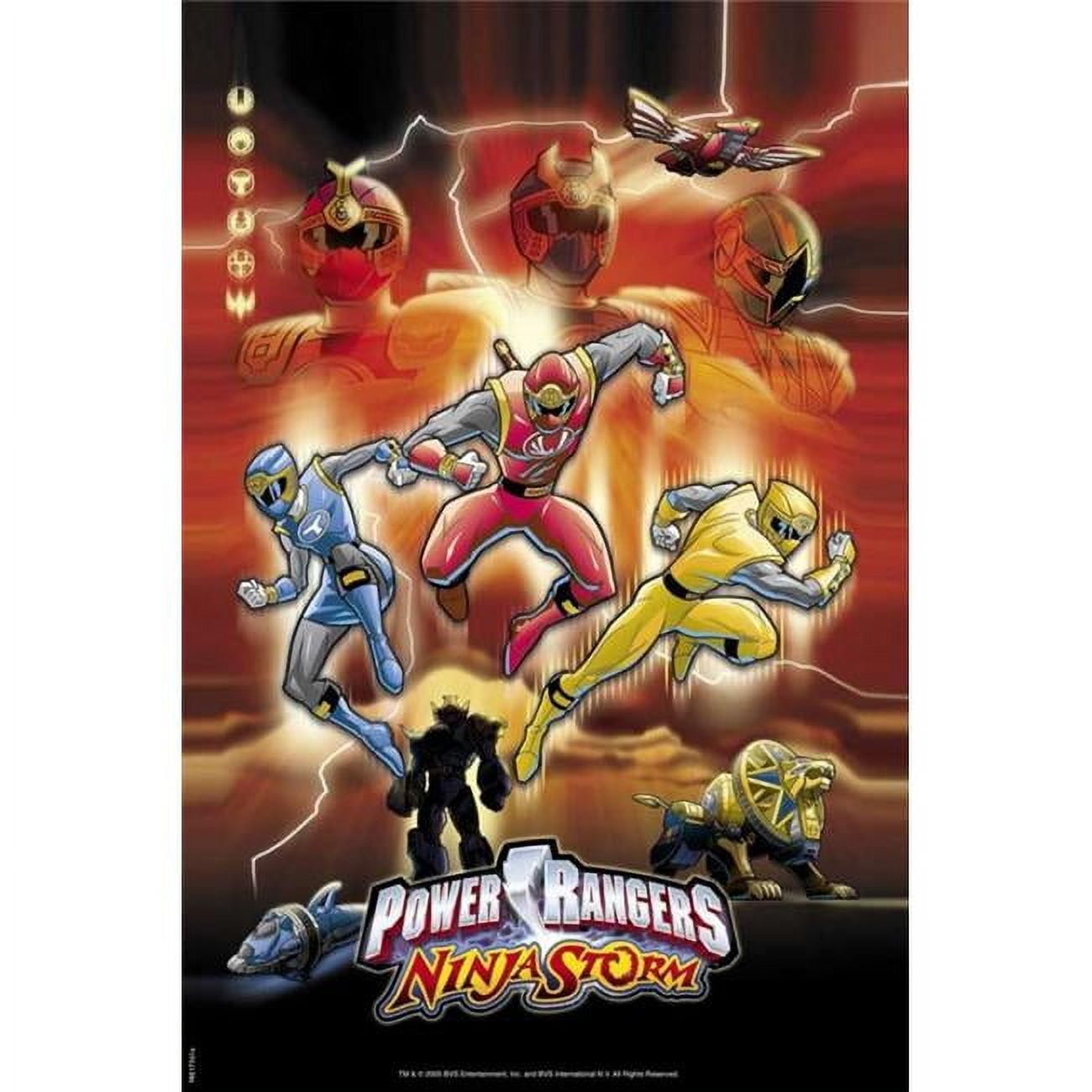Pop Culture Graphics MOVIJ3918 Power Rangers Ninja Storm Movie Poster ...