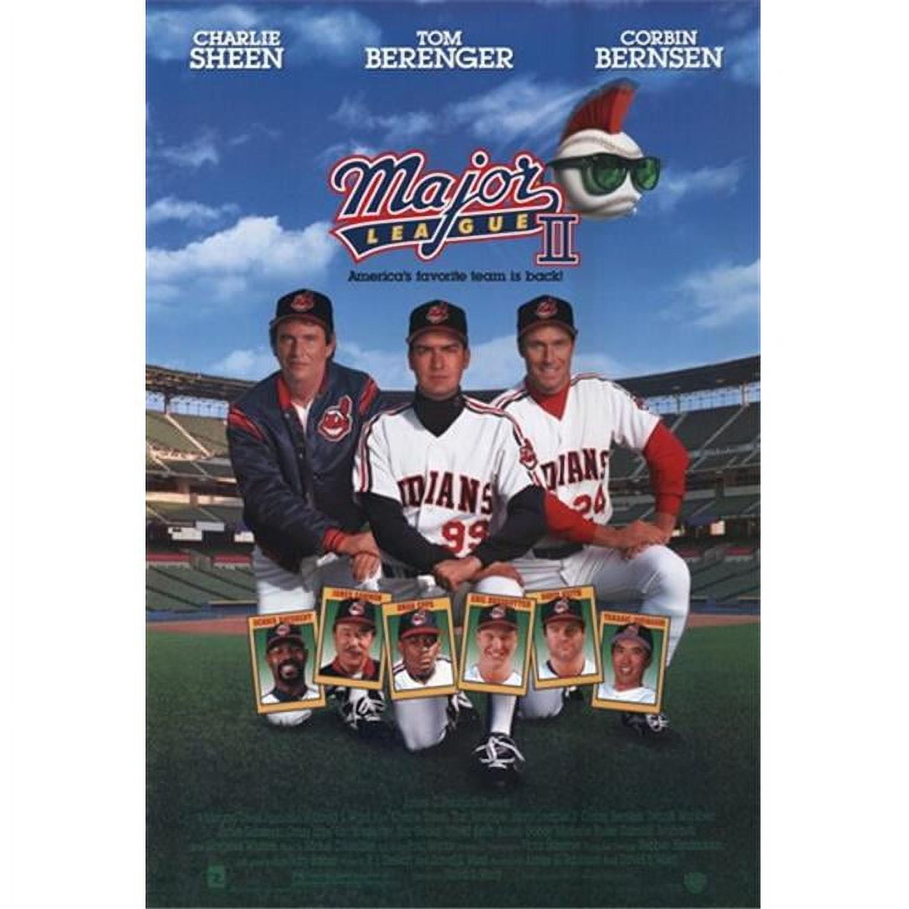 Pop Culture Graphics Major League 2 Movie Poster - 11 x 17 - Walmart.com