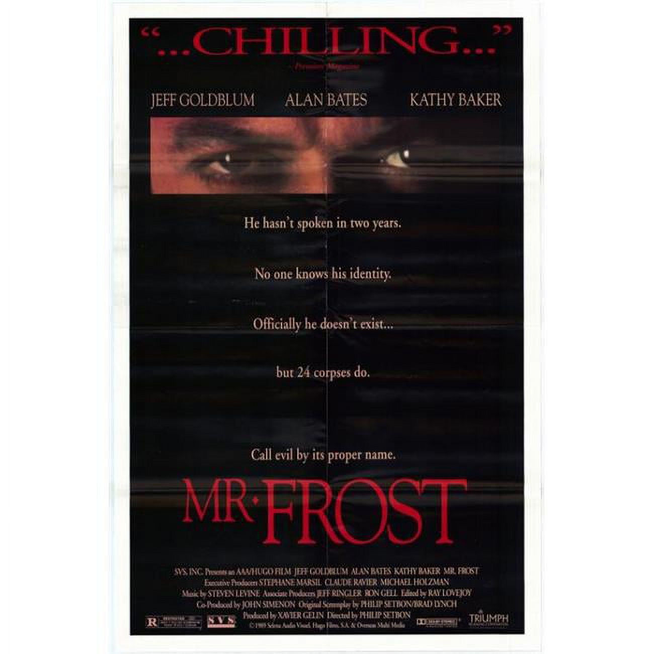 Pop Culture Graphics Mister Frost Movie Poster Print, 27 x 40 - Walmart.com