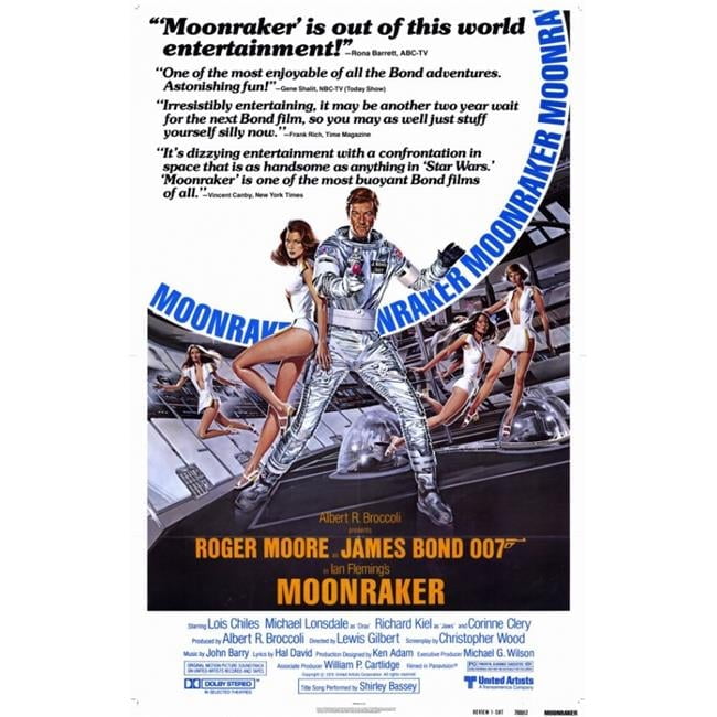 Pop Culture Graphics Moonraker Movie Poster - 11 x 17 - Walmart.com