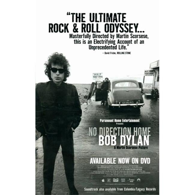 Pop Culture Graphics No Direction Home Bob Dylan Movie Poster - 11 x 17 ...