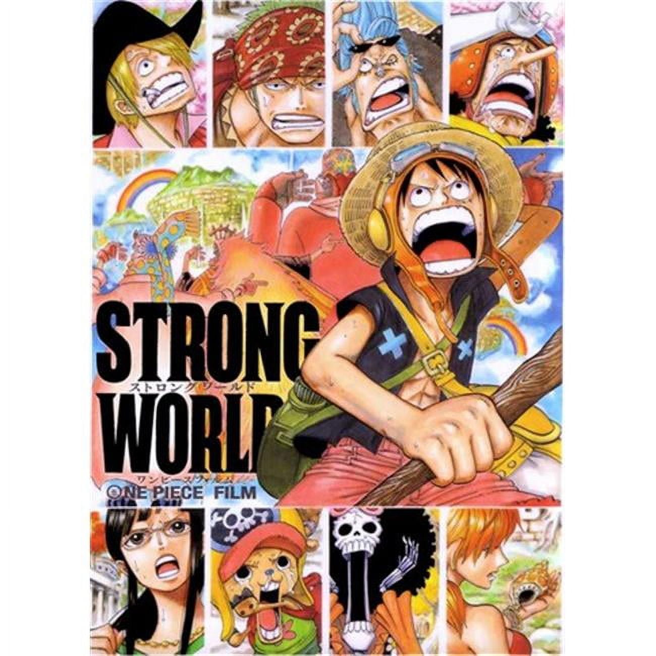 Pop Culture Graphics One Piece Film Strong World Movie Poster, 11 x 17 ...