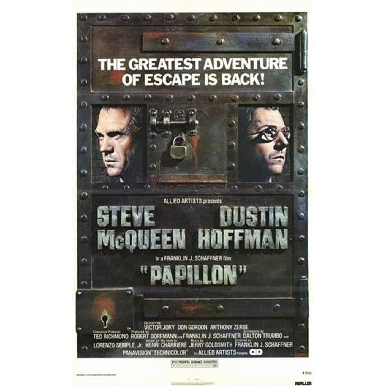 Pop Culture Graphics Papillon Movie Poster, 11 x 17 - Walmart.com