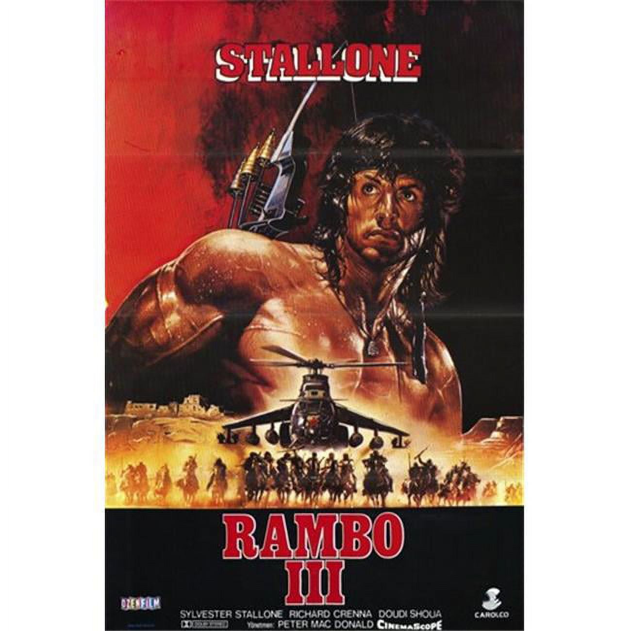 Pop Culture Graphics Rambo 3 Movie Poster, 11 x 17 - Walmart.com