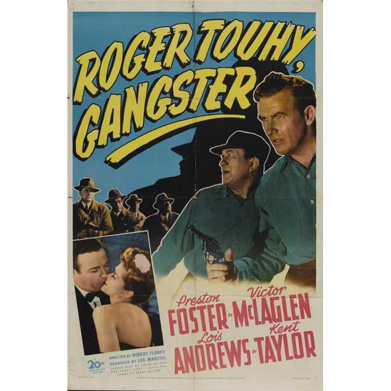 Pop Culture Graphics MOVEB54911 Roger Touhy Gangster Movie Poster, 11 x ...