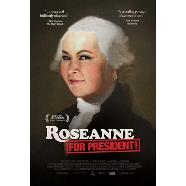 Pop Culture Graphics Roseanne for President Movie Poster, 11 x 17 ...