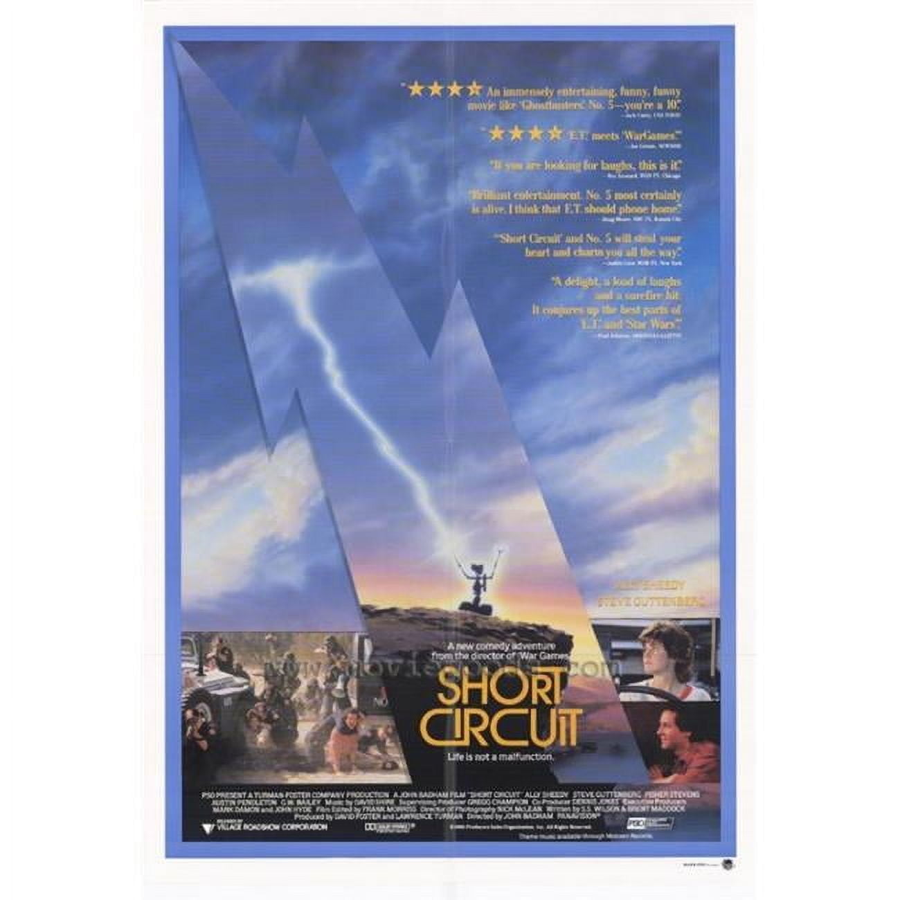 Pop Culture Graphics Short Circuit Movie Poster Print - 27 x 40 ...