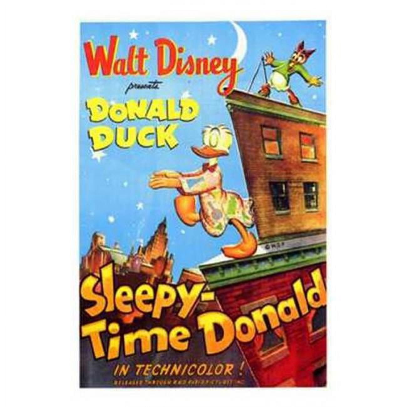 Pop Culture Graphics Sleepy Time Donald Movie Poster - 11 x 17 ...