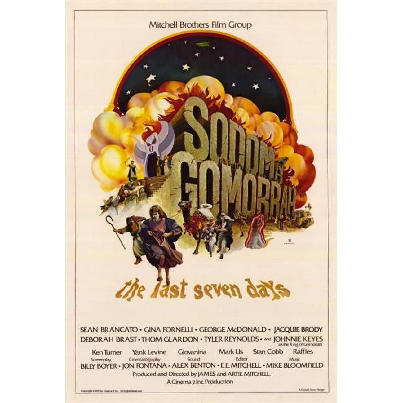 Pop Culture Graphics Sodom & Gomorrah Movie Poster Print - 27 x 40 ...