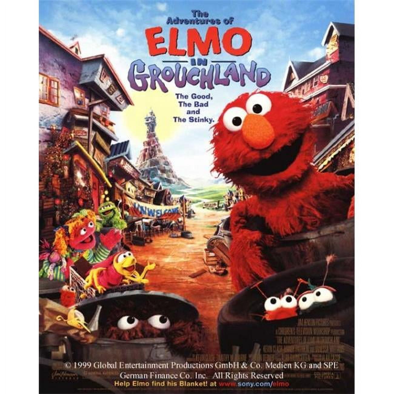 Pop Culture Graphics The Adventures of Elmo in Grouchland Movie Poster ...