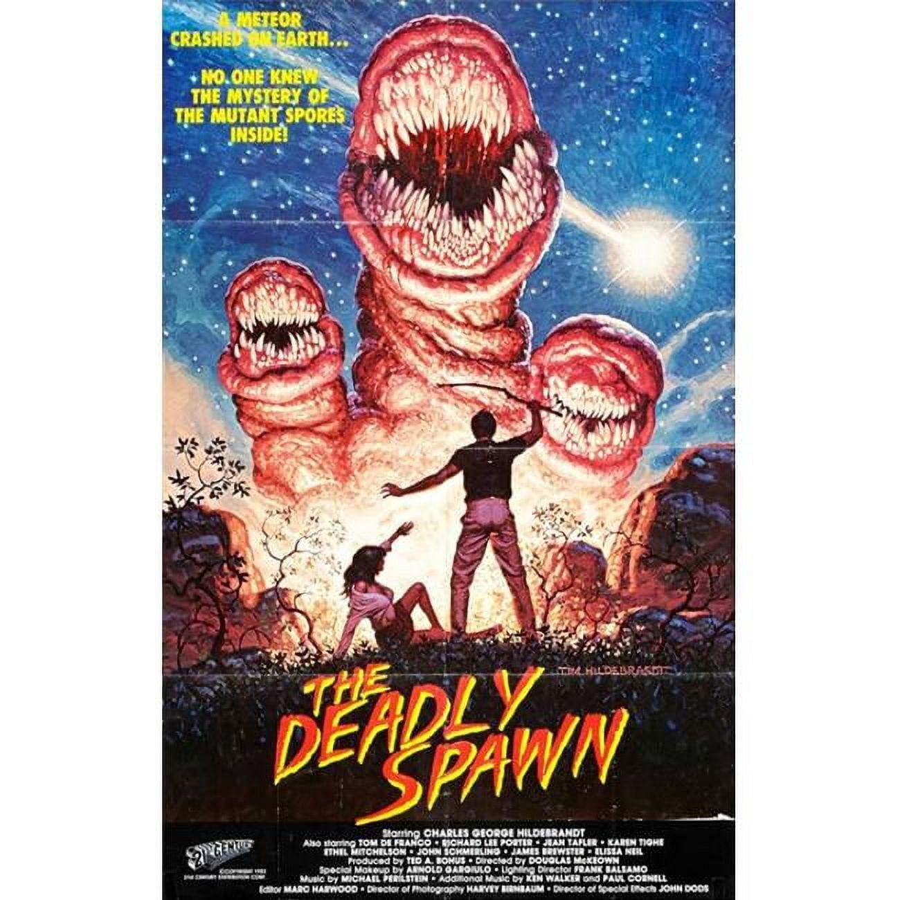 Pop Culture Graphics The Deadly Spawn Movie Poster Print - 27 x 40 ...
