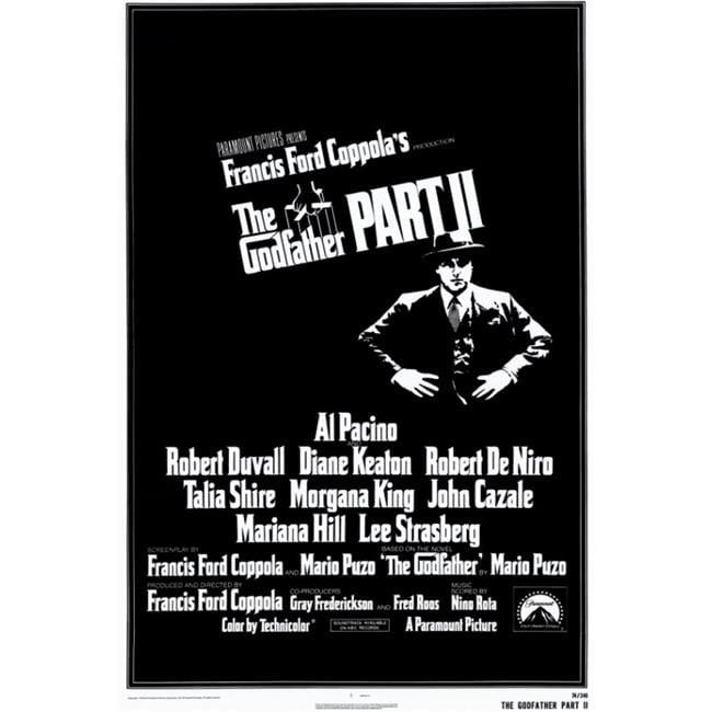 Pop Culture Graphics The Godfather Part 2 Movie Poster - 11 x 17 - Walmart.com