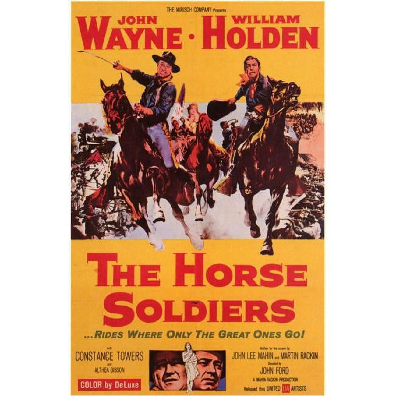 Pop Culture Graphics The Horse Soldiers Movie Poster - 11 x 17 - Walmart.com