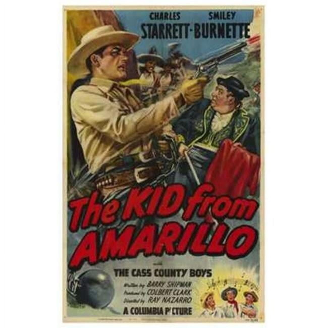 Pop Culture Graphics MOV235446 The Kid from Amarillo Movie Poster, 11 x ...