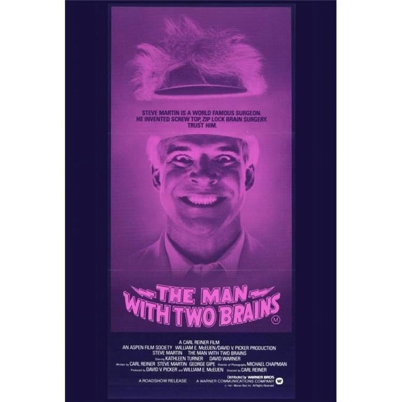 Pop Culture Graphics The Man with Two Brains Movie Poster Print - 27 x ...