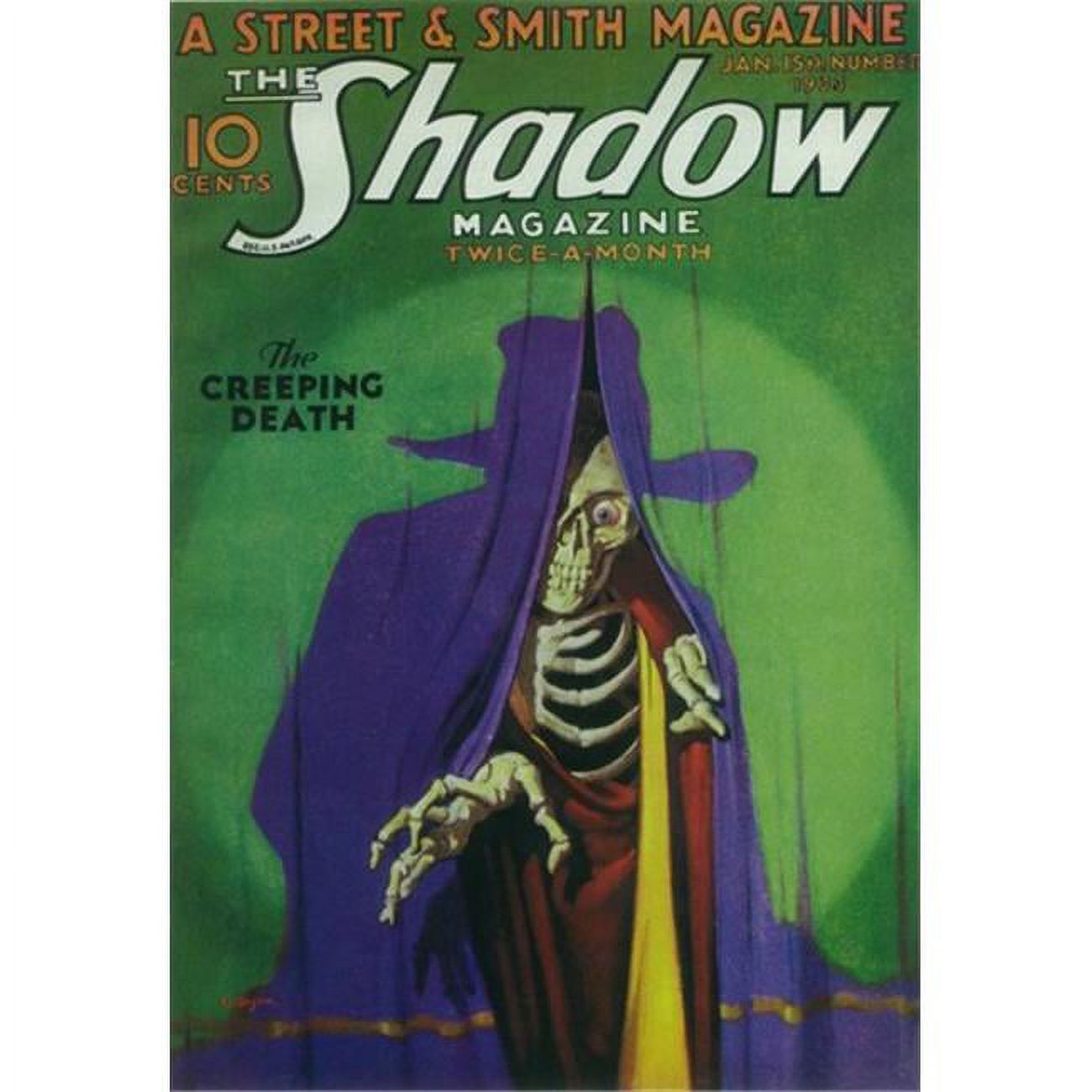 Pop Culture Graphics The Pulp Shadow Magazine Movie Poster - 11 x 17 ...
