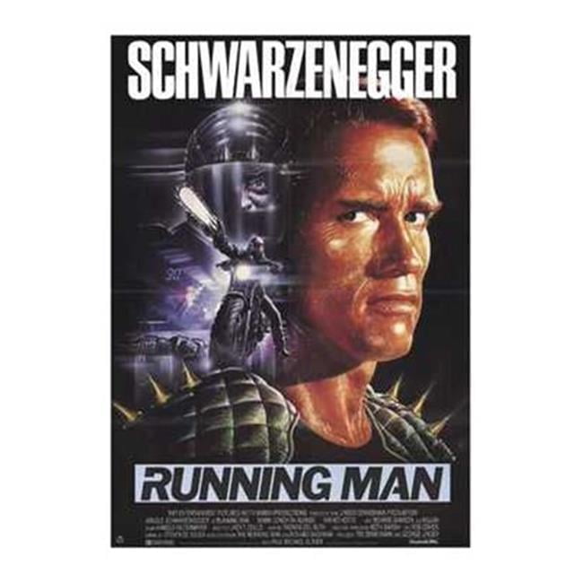 Pop Culture Graphics The Running Man Movie Poster - Walmart.com