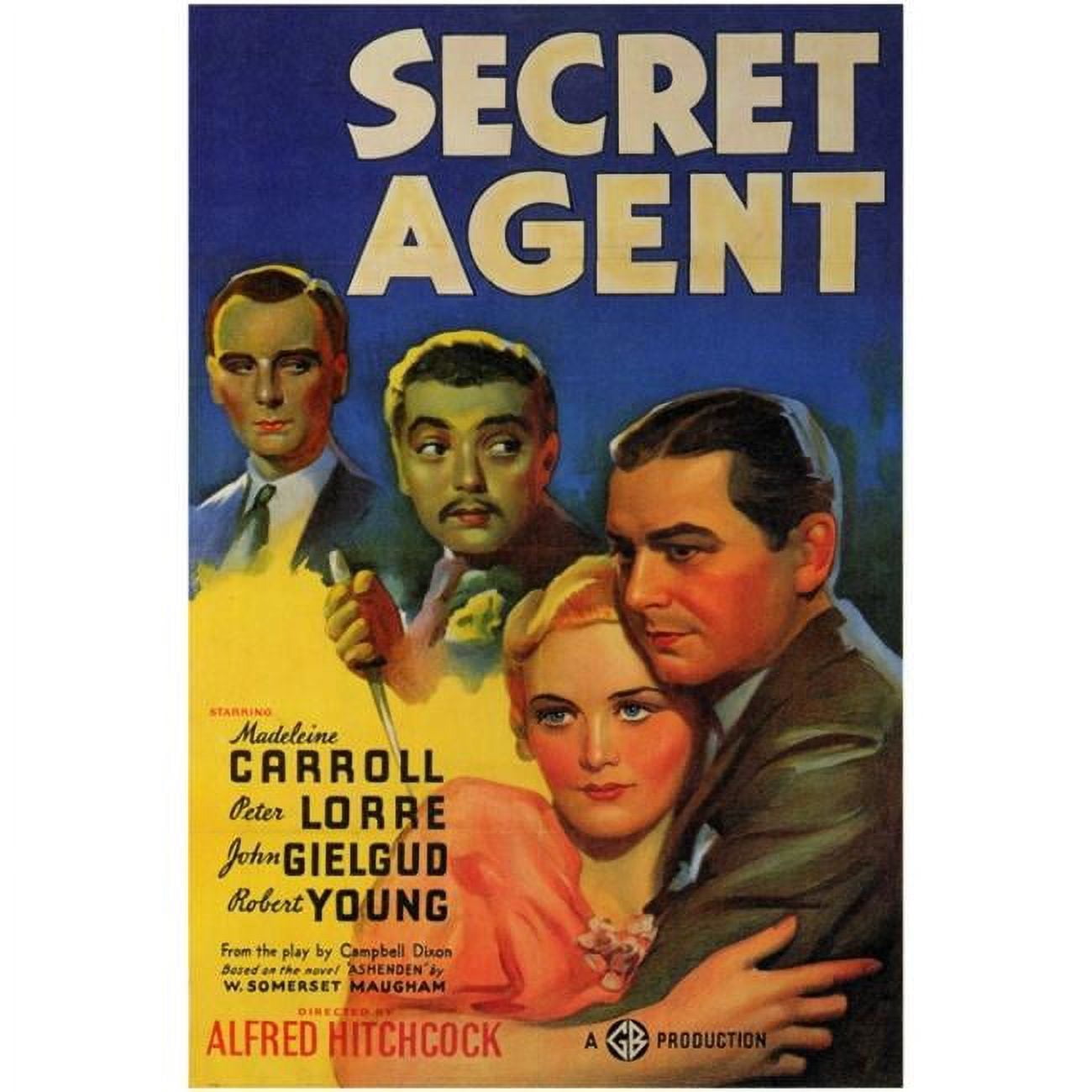 Pop Culture Graphics The Secret Agent Movie Poster - 11 x 17 - Walmart.com
