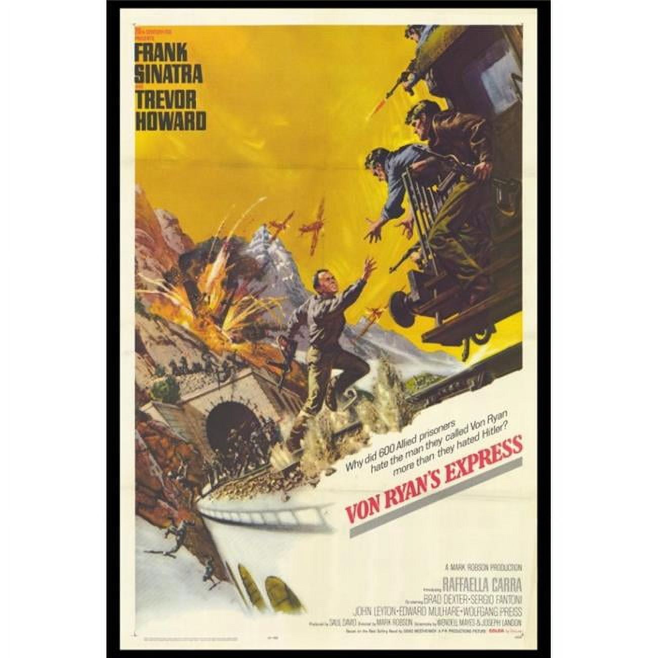 Pop Culture Graphics Von Ryans Express Movie Poster Print, 27 x 40 ...