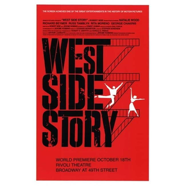 Pop Culture Graphics West Side Story Movie Poster, 11 x 17 - Walmart.com