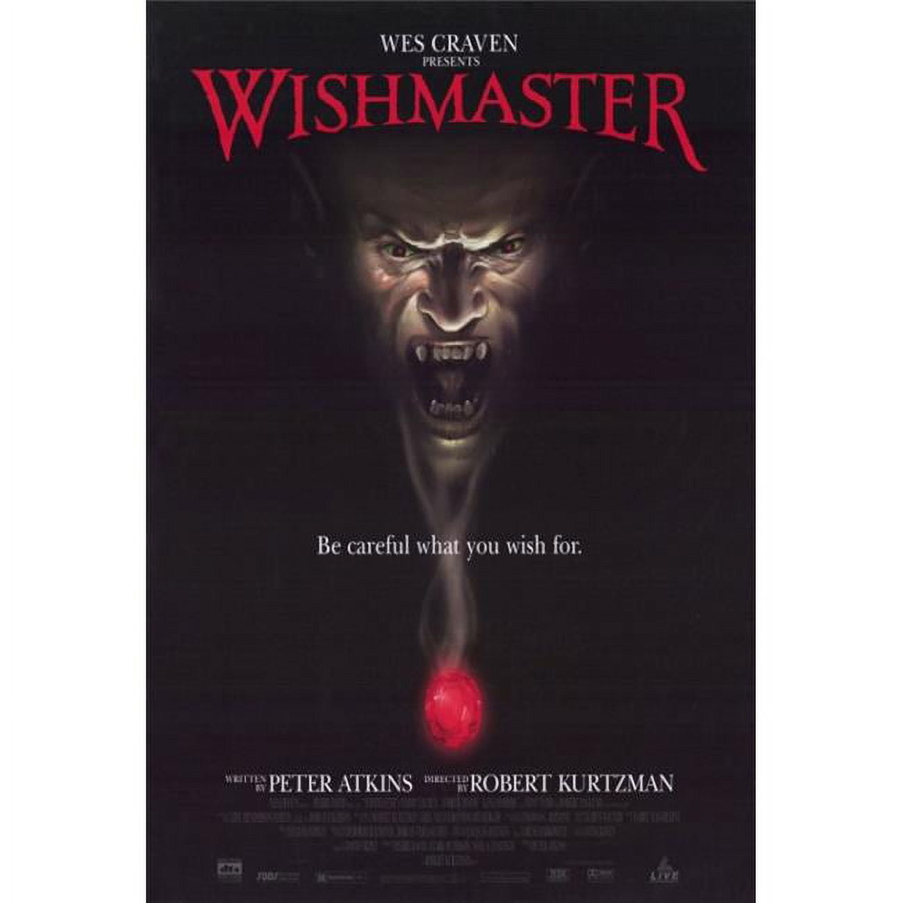 Pop Culture Graphics Wishmaster Movie Poster Print, 27 x 40 - Walmart.com