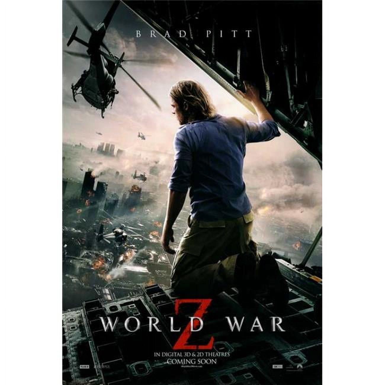 Pop Culture Graphics World War Z Movie Poster Print - 27 x 40 - Walmart.com