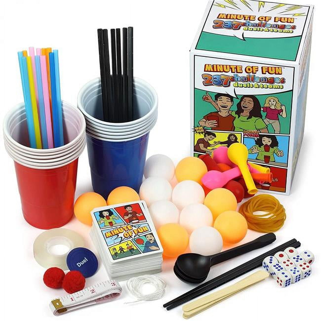 Pop Culture Minute of Fun Challenges Duels & Teams Family Party Game ...