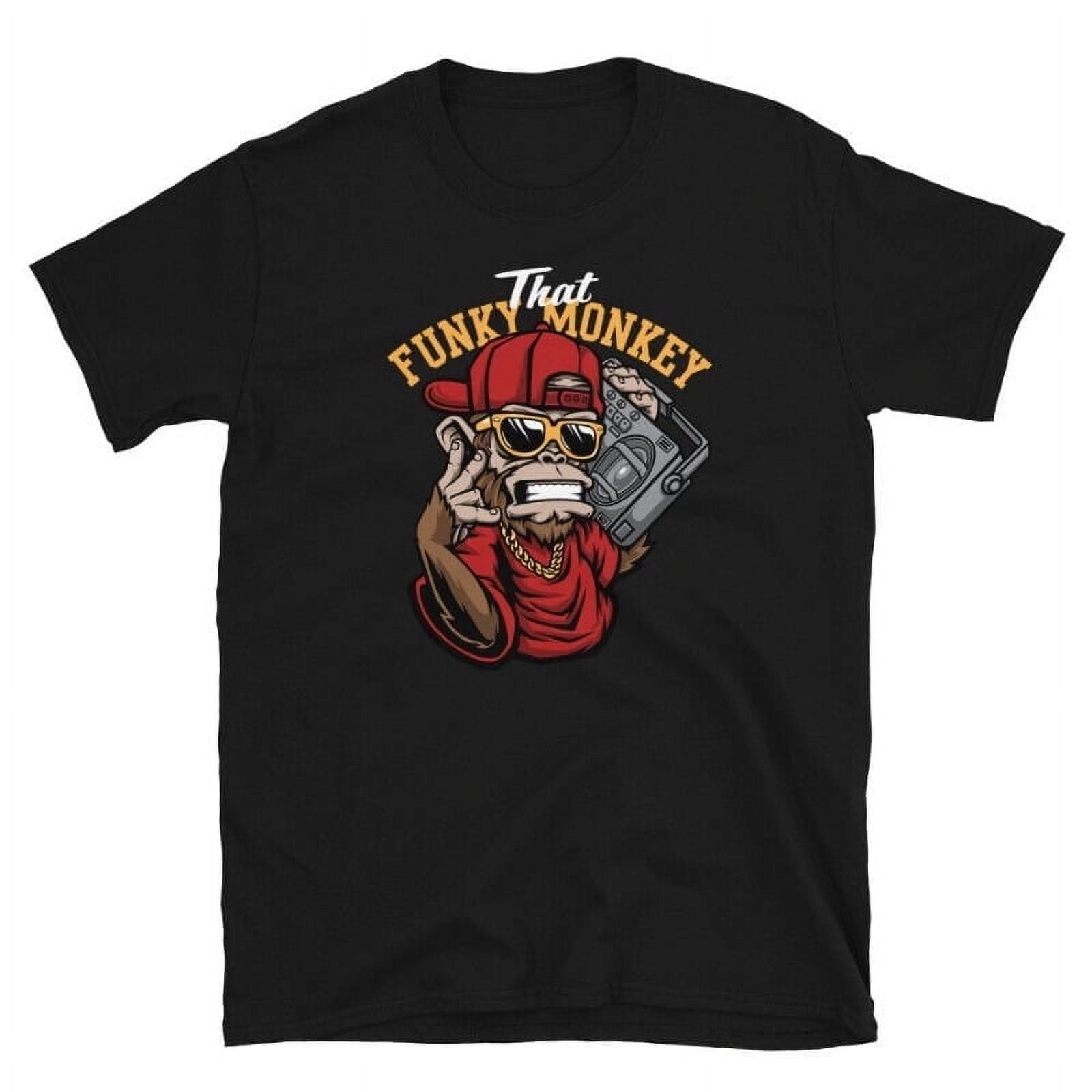 Pop Culture Retro 80s Hip Hop That Funky Monkey Short-Sleeve Unisex T ...