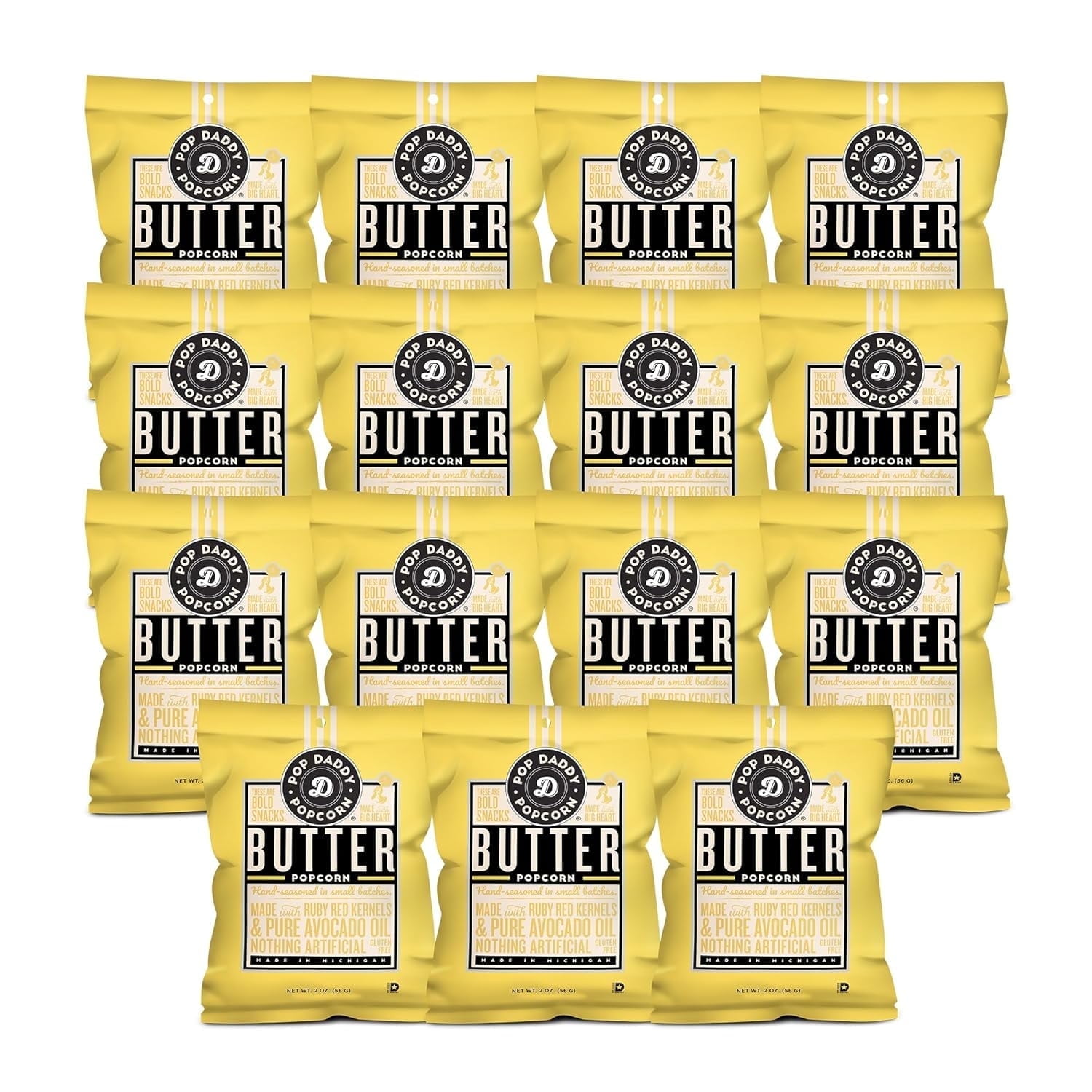 Pop Daddy Butter, 2 Oz Healthy Gluten Free Hand Seasoned Gourmet ...