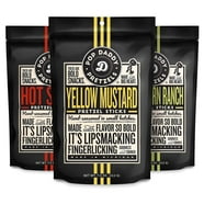 Pop Daddy Flavored Pretzels Sticks, Healthy Gourmet Pretzels Snacks, 7 ...