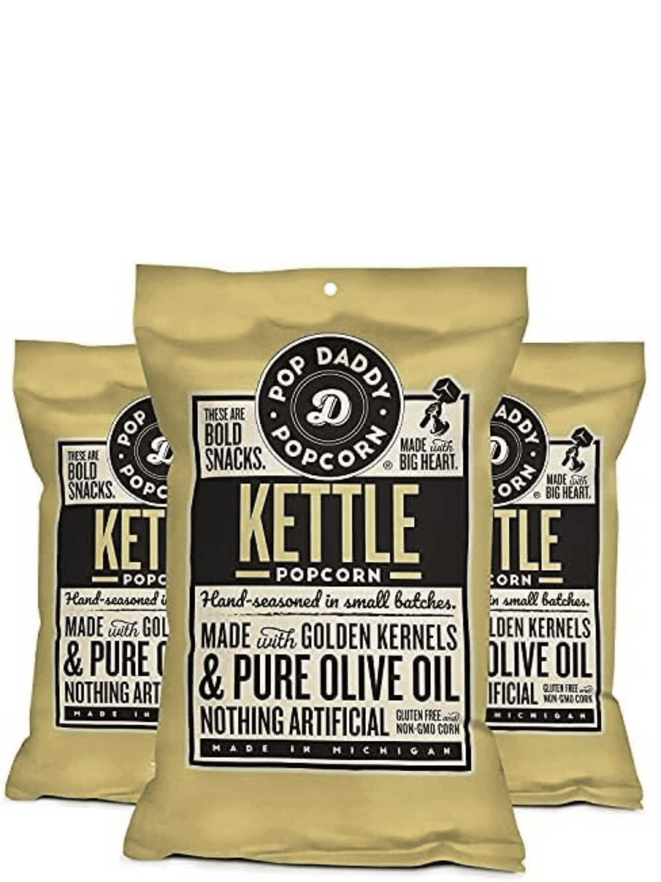 Pop Daddy Sweet & Salty Kettle Corn Popcorn, 2 oz, Pack of 15 - Walmart ...