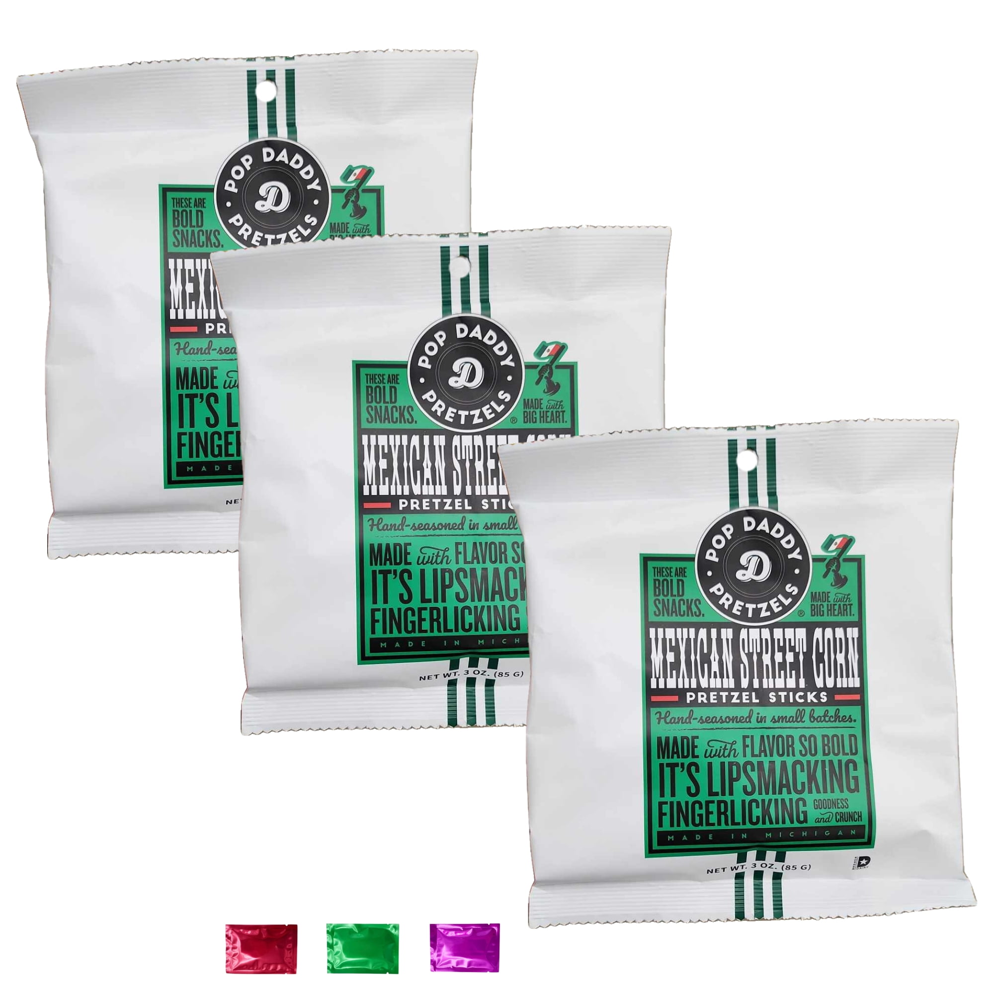 Pop Daddy Mexican Street Corn Pretzel Sticks, Bold Flavor Pretzels ...
