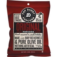 Pop Daddy Snacks Popcorn 2OZ ORIGINAL, Each - Walmart.com